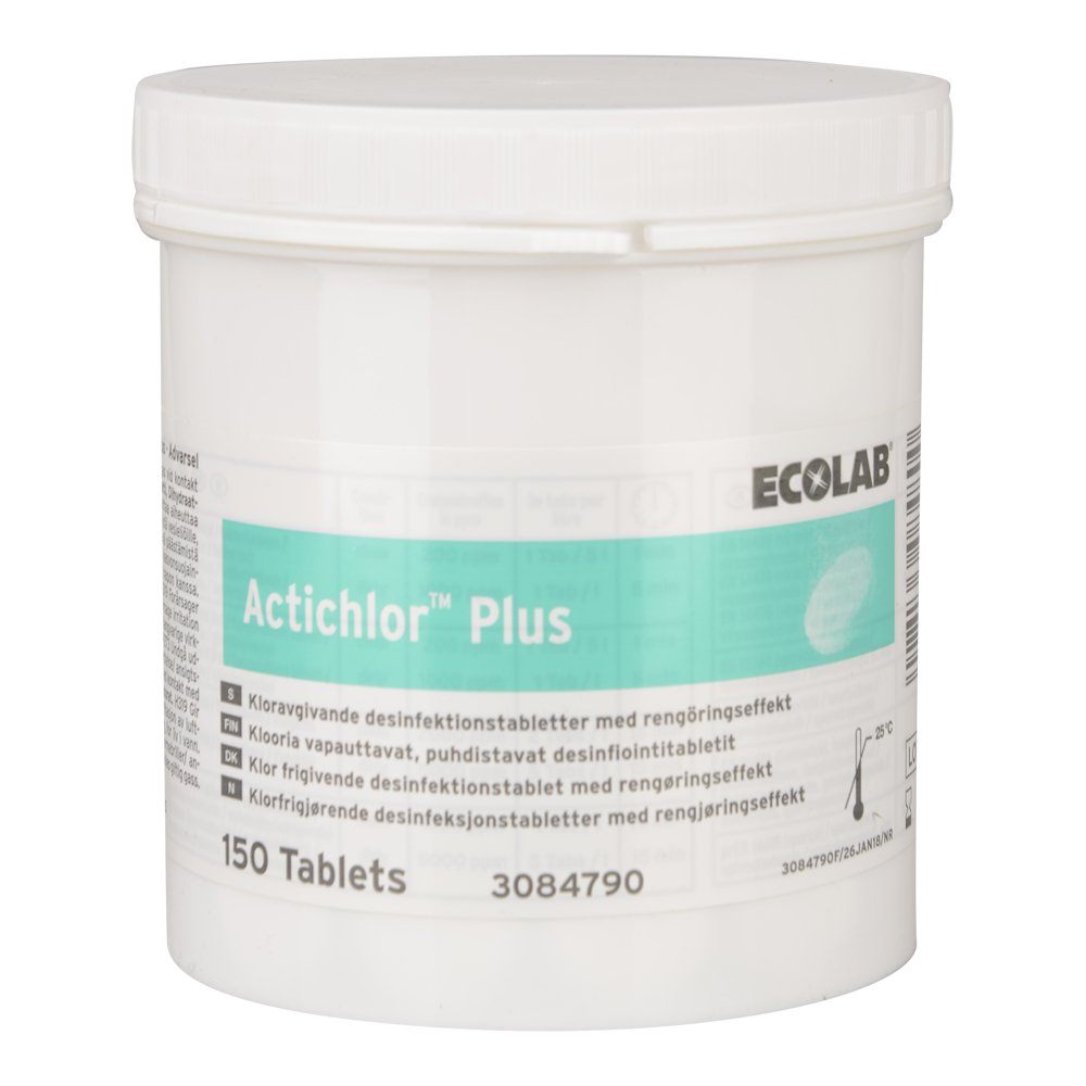Klortabs - Ecolab Actichlor Plus - 150 stk i spand