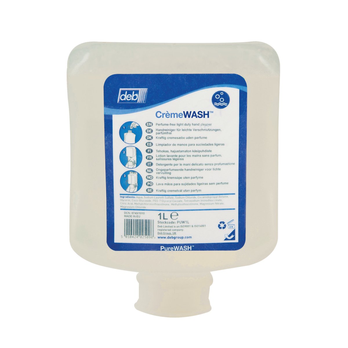 Deb Creme Wash 1 Liter